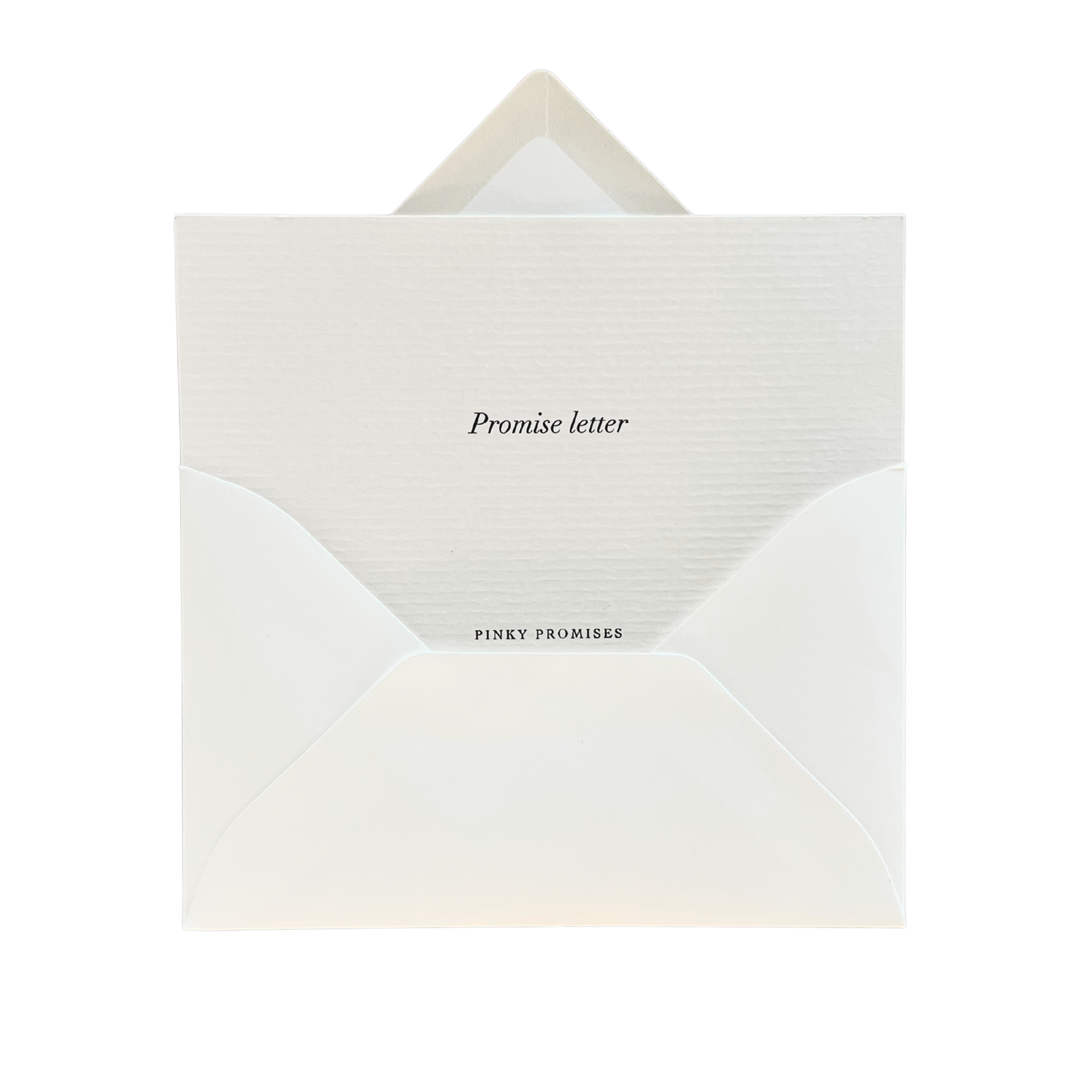 De Promise Letter – Pinky Promises